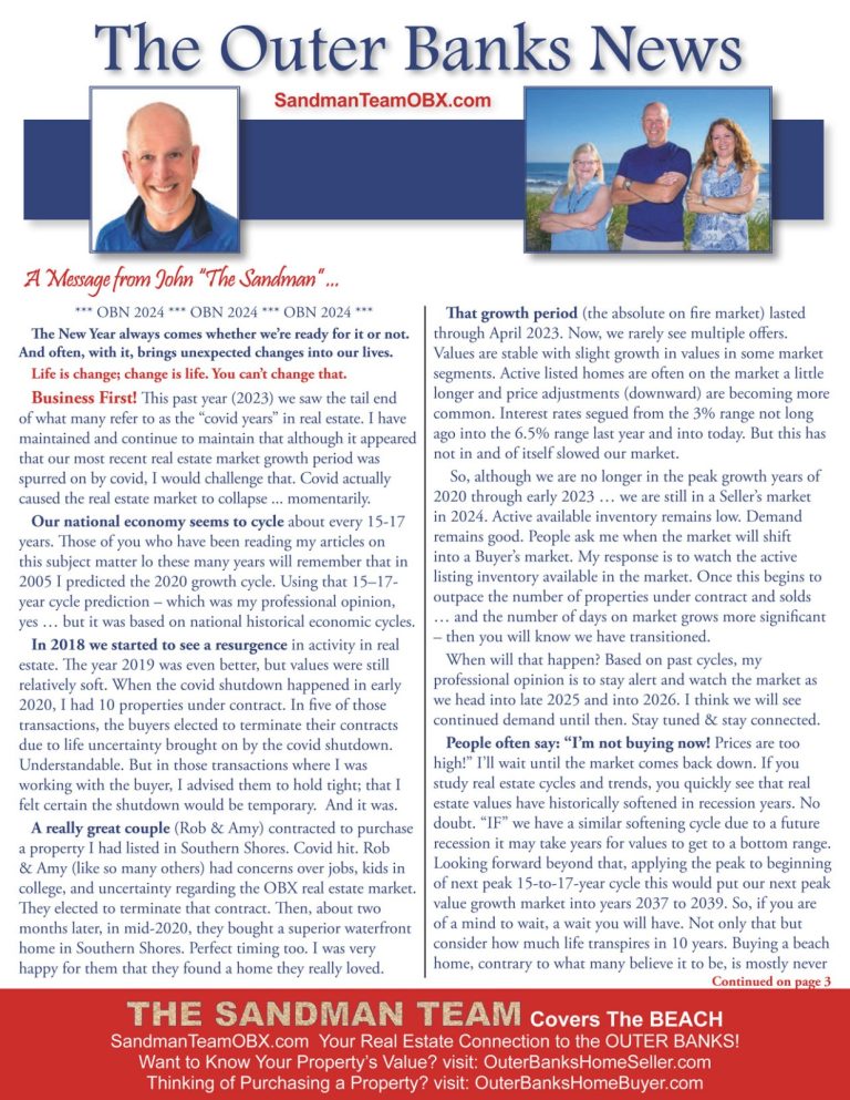 Outer Banks News - Sandman Team OBX